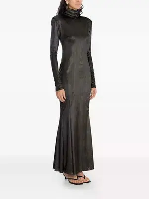 AMIR SLAMA Striped Maxi Dress