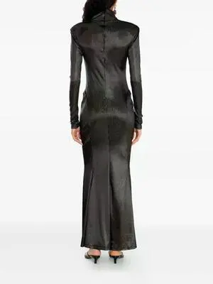 AMIR SLAMA Striped Maxi Dress