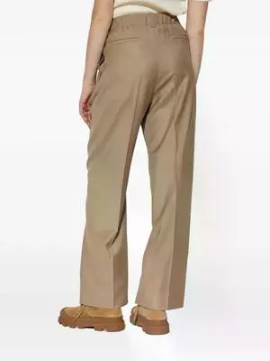Moncler Front-pleated Trousers - Brown
