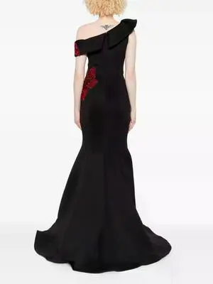 AAVVA Sequin-embellished Fishtail Gown