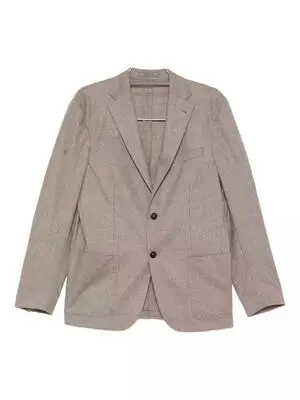 Corneliani Notched-lapels Pocketed Jacket - Brown