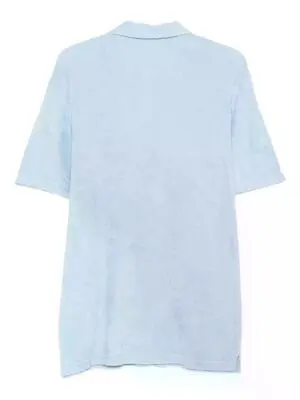 GRAN SASSO Cotton Polo Shirt - Blue