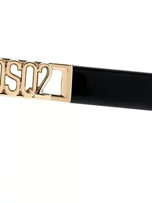 Dsquared2 Geometric Sunglasses With Logo Plaque