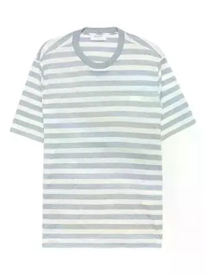 GRAN SASSO Striped Crew-neck T-shirt