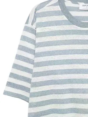GRAN SASSO Striped Crew-neck T-shirt