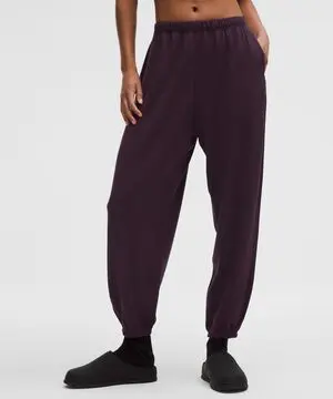 Lululemon Becalm Oversized Mid-rise Pant - Black Plum