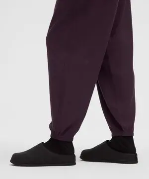 Lululemon Becalm Oversized Mid-rise Pant - Black Plum