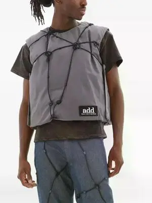 WHO DECIDES WAR Knotted Padded Vest