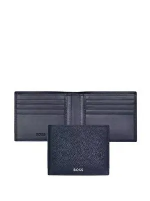 BOSS Leather-textured Wallet Pen Set