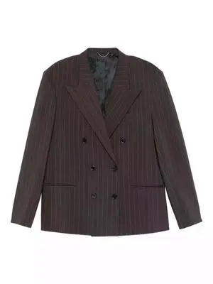 Magda Butrym Striped Double-breasted Blazer