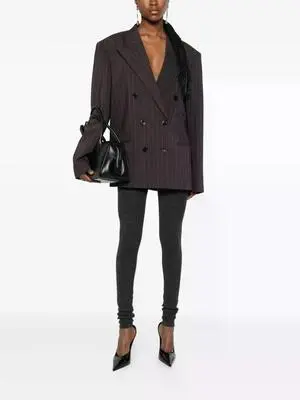 Magda Butrym Striped Double-breasted Blazer