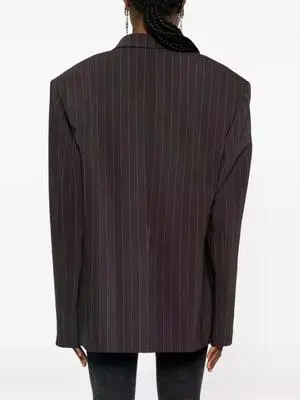 Magda Butrym Striped Double-breasted Blazer