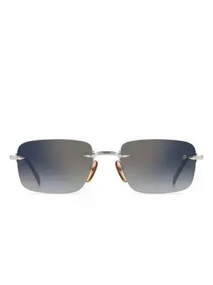 DB EYEWEAR BY DAVID BECKHAM Rimless Sunglasses - Silver