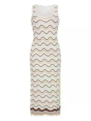 Cara Cara Orel Midi Dress - White