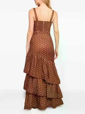 Cara Cara Priya Polka-dot Maxi Skirt