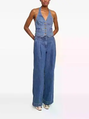 Cara Cara Cailyn Pleated-front Jeans