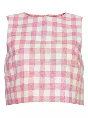 Cara Cara Gingham Sleeveless Top