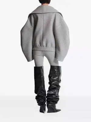 Balmain Oversized-lapel Wool-cashmere Coat