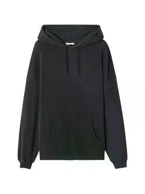 American Vintage Cotton Hoodie - Black