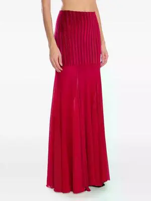 AMIR SLAMA X Astrid Stripe-panel Maxi Skirt