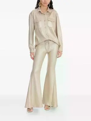 AMIR SLAMA Drawstring Flared Trousers