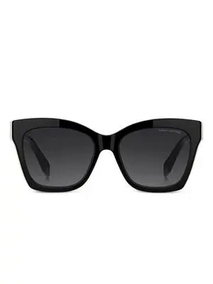 Marc Jacobs Logo-plaque Square-frame Sunglasses