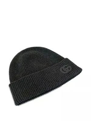 Gucci Ribbed Beanie - Grey