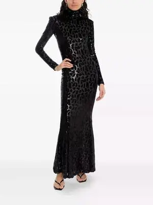 AMIR SLAMA X Astrid Sequined Maxi Dress