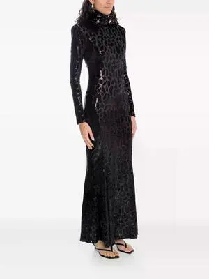 AMIR SLAMA X Astrid Sequined Maxi Dress