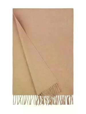 TOD'S Fringed Cashmere Scarf - Neutrals