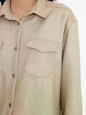 AMIR SLAMA Glitter-detail Shirt
