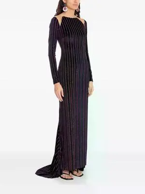 Amir Slama Paneled Evening Dresses