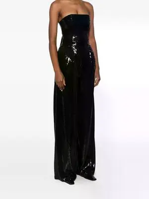 NISSA Sequin-embellished Trousers