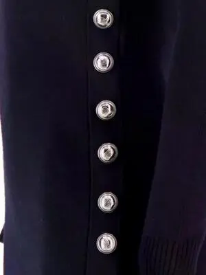 Rabanne Button-embellished Cowl-neck Dress