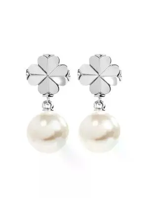Kate Spade New York Pearl Drop Earrings - Silver