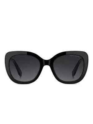 Marc Jacobs Cat-eye Sunglasses With Logo - Black
