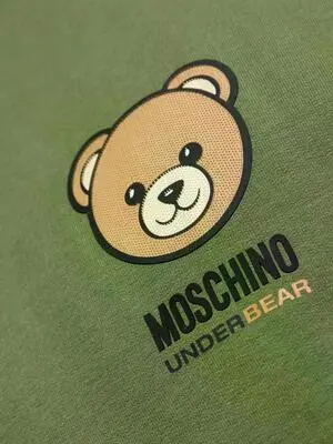 Moschino Button Bear-graphic Polo Shirts