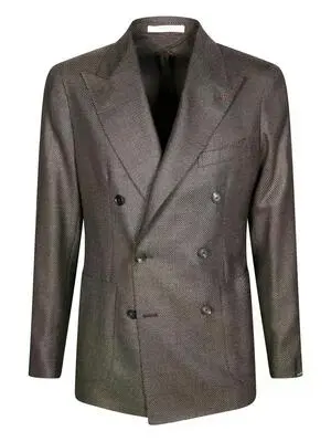 Tagliatore Double-breasted Jacket - Brown
