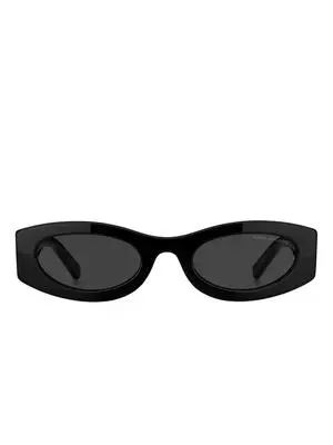 Marc Jacobs Oval-frame Sunglasses - Black