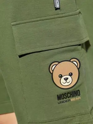 Moschino Teddy Logo Cargo Shorts