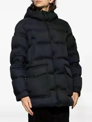 Moncler Bretagne Hooded Down Jacket - Blue