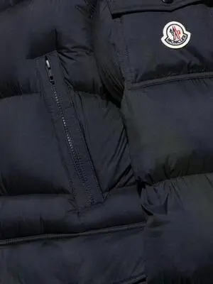Moncler Bretagne Hooded Down Jacket - Blue