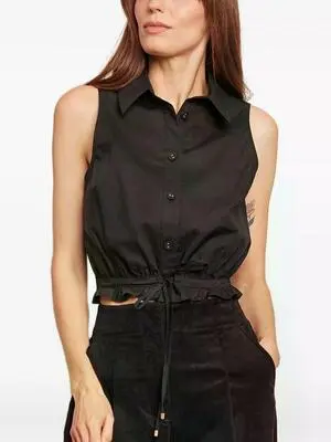 Cara Cara Collared Sleeveless Top