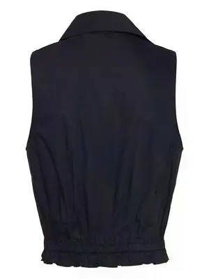 Cara Cara Collared Sleeveless Top