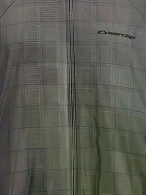 Balenciaga Checked Zip-up Jacket