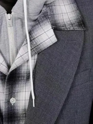 Mihara Yasuhiro Layered Blazer - Grey