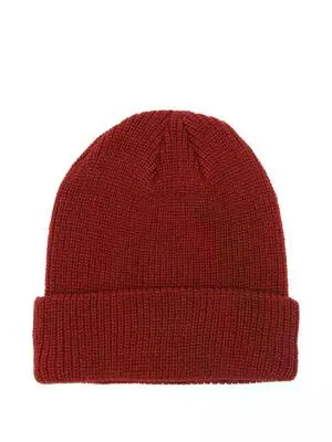 StÜssy Logo-embroidered Beanie - Red