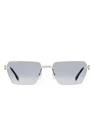 Dsquared2 Logo-plaque Geometric Sunglasses - Silver