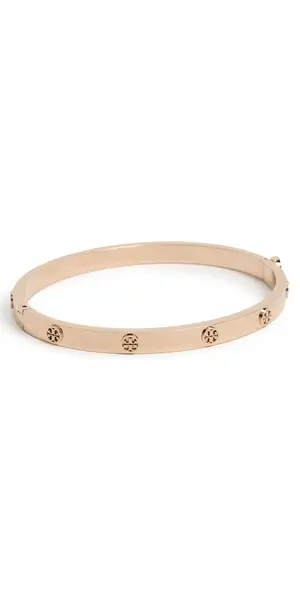 Tory Burch Icon Hinge Bracelet - Rose Gold