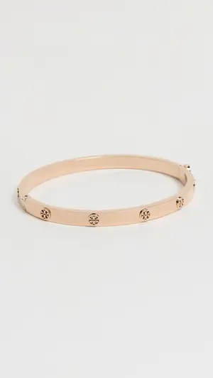 Tory Burch Icon Hinge Bracelet - Rose Gold